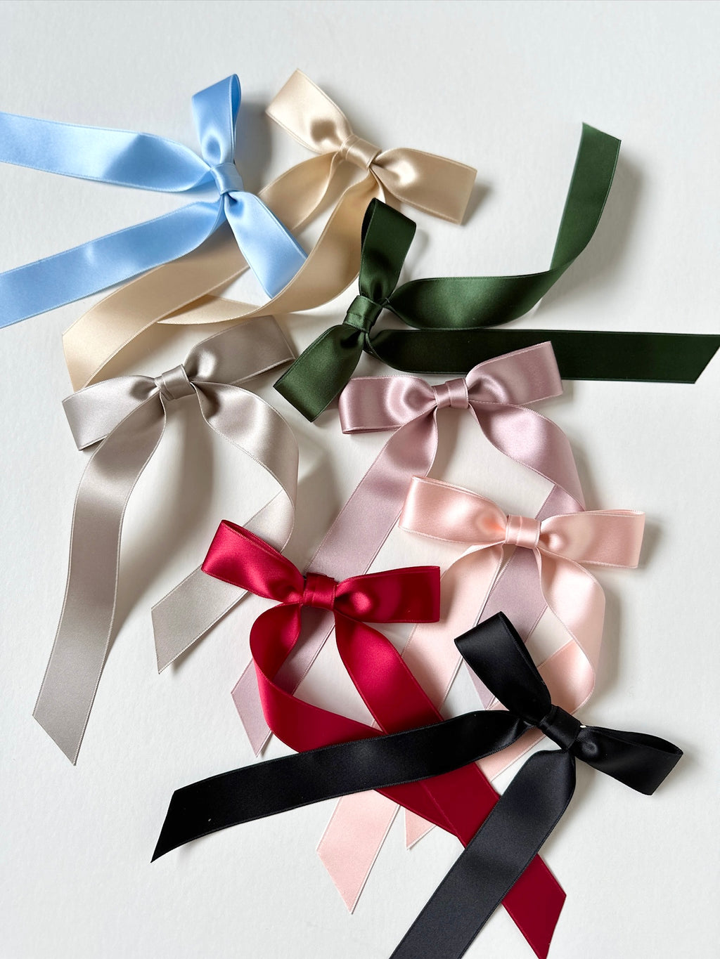 The Minimalist Bow | Satin Long Bow Series | Special Occasion Bow | Dr ...